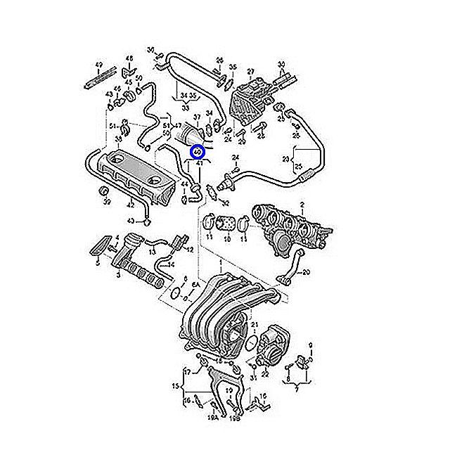 純正 バキュームホース アウディ A3 8PAXW 8PBLR 8PBLX 8PBVY インマニバキュームホース : 06f131055-p05 : 藤田商会 - 通販 - Yahoo!ショッピング
