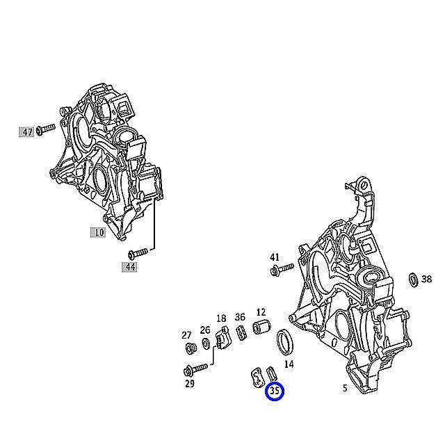 Mercedes-Benz タイミングケース ガスケットシール メルセデスベンツ CLKクラス W208 CLK320 M112 V6エンジン : 藤田商会 - 通販 - Yahoo!ショッピング