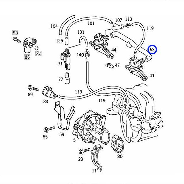 Mercedes-Benz エアーホース メルセデスベンツ Sクラス W220 S320 S350 S430 S500 S55AMG エアポンプホース : 藤田商会 - 通販 - Yahoo ...