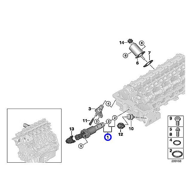 BMW VANOS ソレノイドバルブ 6シリーズ E63 630i EH30 N52 直6エンジン : 藤田商会 - 通販 - Yahoo!ショッピング