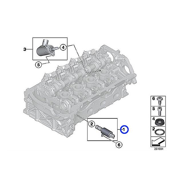 BMW VANOS ソレノイドバルブ 1シリーズ F20 116i 118i 1A16 N13 直4エンジン : 藤田商会 - 通販 - Yahoo!ショッピング