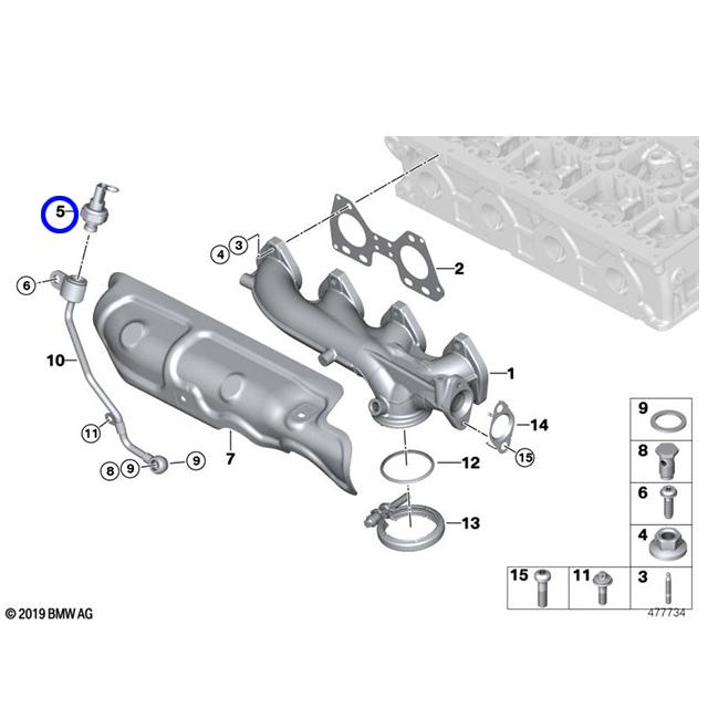 BMW 排気ガス 圧力センサー エキゾースト プレッシャーセンサー 2シリーズ F45 218d 2C20 6T20 F46 2E20 6W20 : 藤田商会 - 通販 - Yahoo!ショッピング