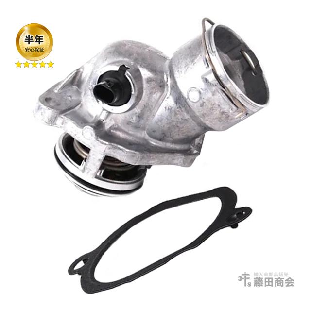 Mercedes-Benz サーモスタット 100度開弁 メルセデスベンツ Eクラス W211 E230 E250 E280 E300 E350 M272 V6エンジン ガスケット付 : 藤田 ...