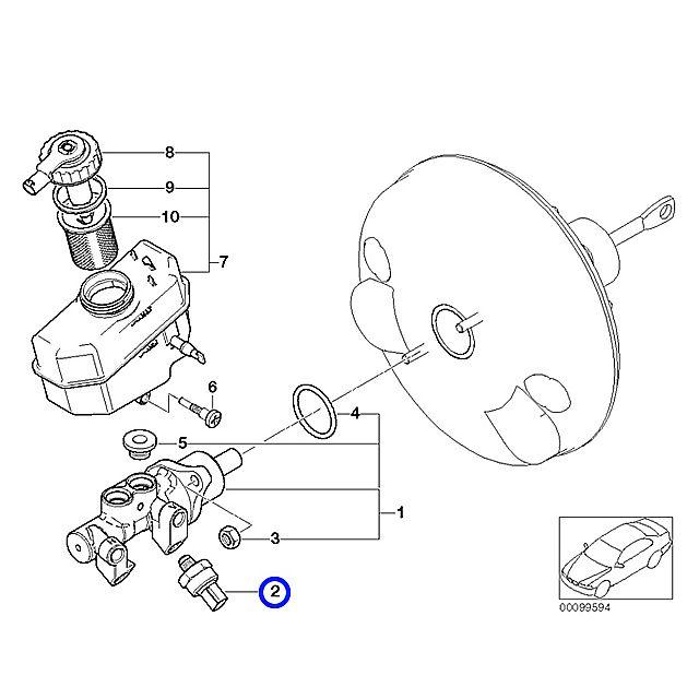 BMW DSC プレッシャーセンサー 5シリーズ E60 E61 525i 530i 545i 34521164458 ABSセンサー 圧力 ...