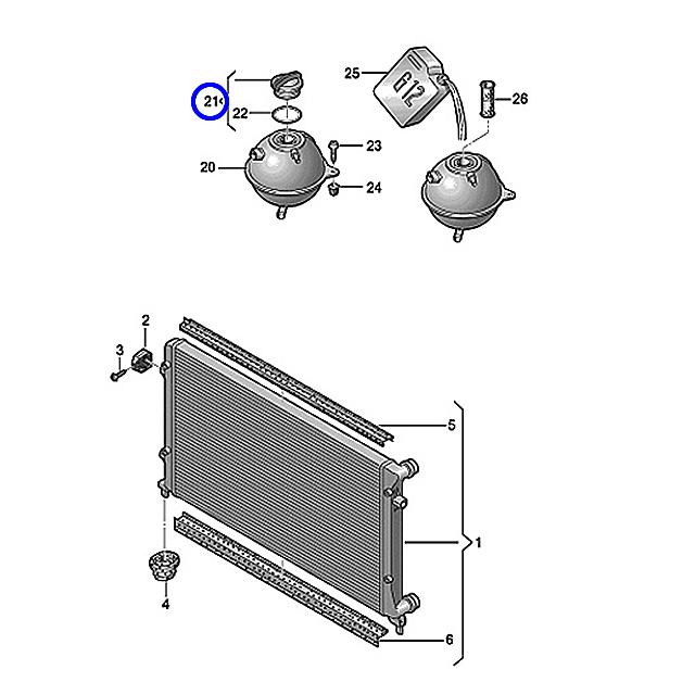 ラジエター キャップ アウディ A4/S4/RS4 8EALT 8EAMBF 8EASNF 8EAUKF 8EBBKF 8EBDV 8EBFB 8EBGBF 8EBNSF 8EBWEF ...