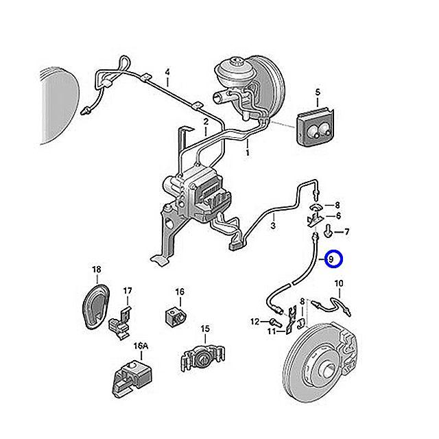 Audi ブレーキホース フロント アウディ A4/S4 8DAAHF 8DABC 8DACKF 8DADR 8DAEBF 8DAGA 8DAGAF 8DAGBF 8DAPS 8DAPSF ...