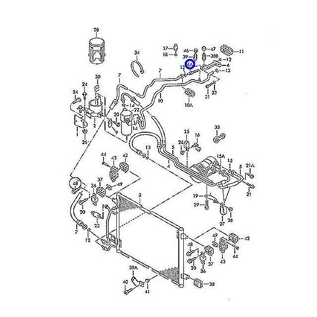 エキスパンションノズル エキパンノズル オリフィスチューブ アウディ A4/S4 8EALT 8EAMBF 8EASNF 8EAUKF 8EBBKF 8EBDV 8EBFB 8EBGBF ...