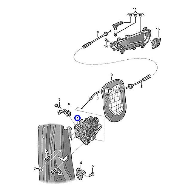 Audi ドアロック アクチュエーター フロント 左側 アウディ A8/S8(14y-16y) 4HCDRF 4HCDRL 4HCEJL 4HCEUF 4HCEUL 4HCGTF 4HCGWF ...