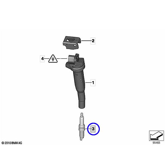 MINI スパークプラグ MINI(ミニ) R55 R56 R57 クーパー ワン ML16 ME14 MF16 MR16 N12 直4エンジン Cooper One : 藤田商会 - 通販 ...