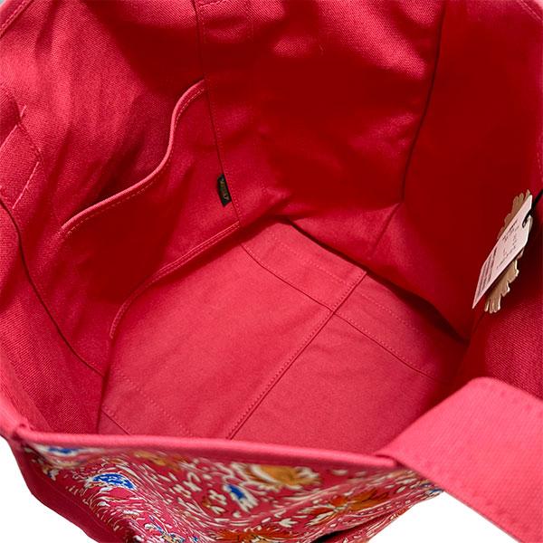 SOULEIADO（ソレイアード） SOULEIADO PRINT REVERSIBLE BAG ピンク系 プリント リバーシブルバッグ ...