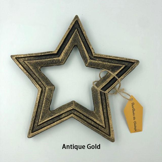 CAST IRON STAR TRIVET キャストアイアン・スタートリベット 全3色 鍋敷き アンティー仕上 TOSSDICE ...