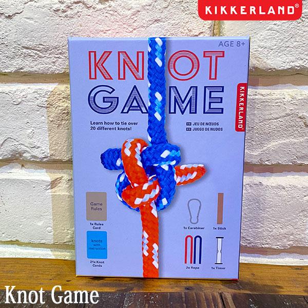 Knot Game ノット ゲーム ロープワーク アウトドア おもちゃ KIKKERLAND キッカーランド DETAIL : Hutte ...