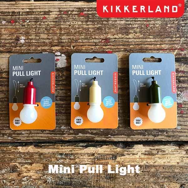 Mini Pull Light ミニプルライト キーホルダー ボタン電池式 DETAIL KIKKERLAND キッカーランド : Hutte ...