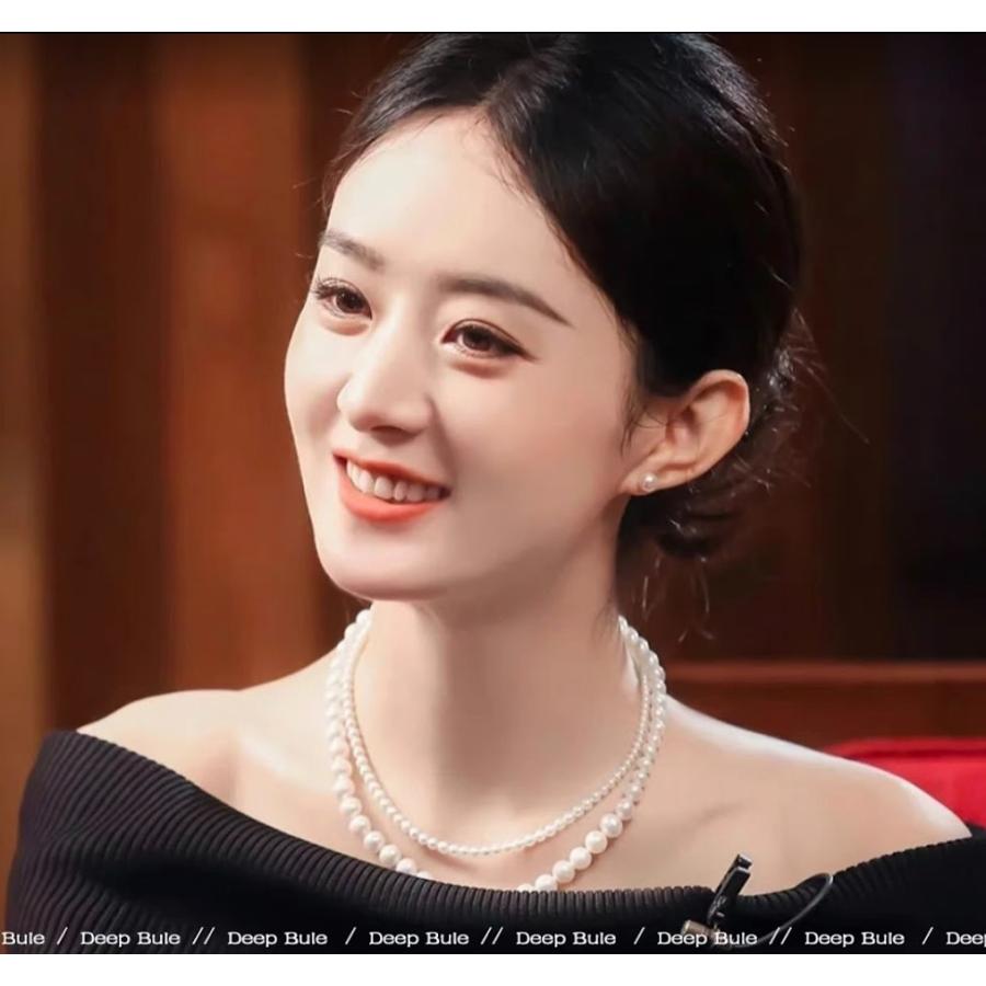 結婚式 パーティー 入学式 卒業式 4mm 8mm 貝パール 二重 ネックレス : MIKAショップ - 通販 - Yahoo!ショッピング