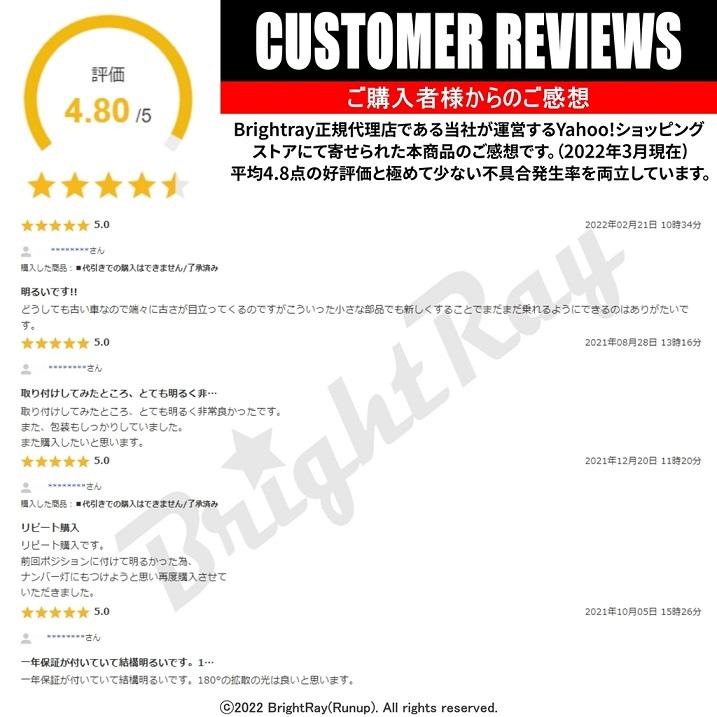 送料無料 1年保証 ホンダ ライフ JB1 JB2 JB3 JB4 JB5 JB6 JB7 JB8 BrightRay T10 LED バルブ ポジションランプ 車幅灯 2本セット 車検対応 ...