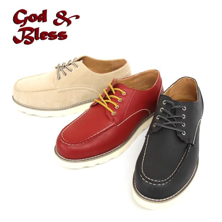 GOD&BLESS オックスフォード ローカットワークブーツ GB-3231 : md12829397 : HYM Store - 通販 - Yahoo!ショッピング