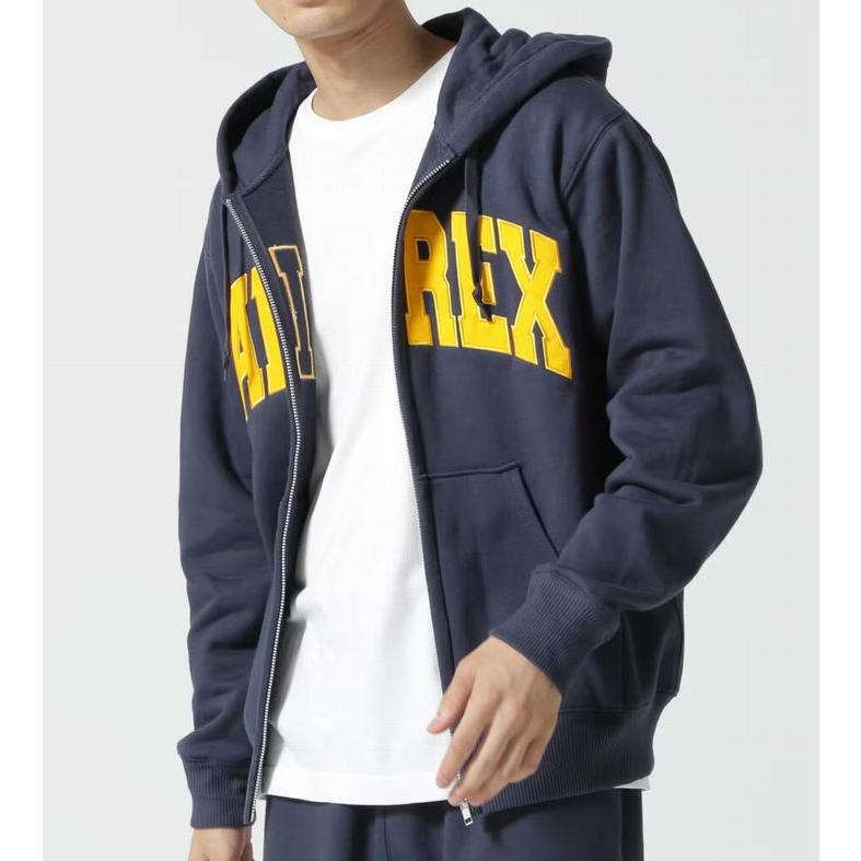 定番】AVIREX パーカー フ―ディー ジップパーカー スウェット ジャージ