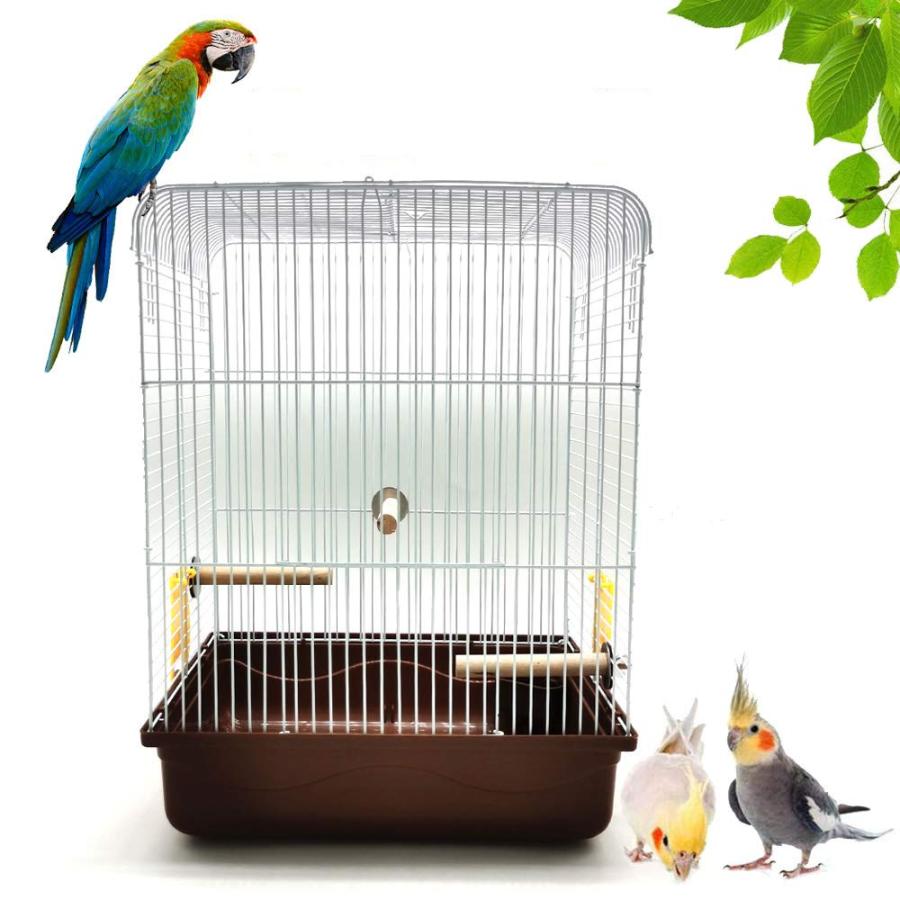 Gifty 鳥かご 止まり木 3本つき インコ 手のり バードゲージ 飛び散り防止 セキセイインコ オカメインコ 鳥 ケージ : s-b07zfl79t9-20240915 : ハイパー ...