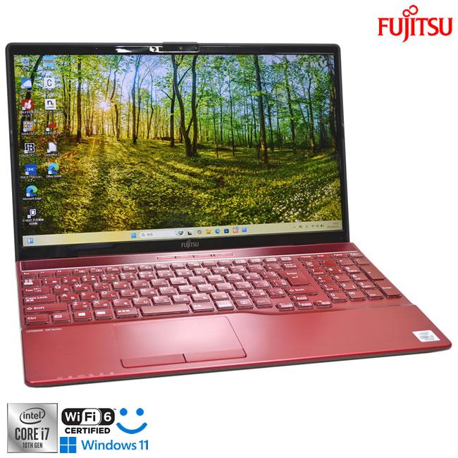 富士通 フルHD Blu-ray メモリ32G LIFEBOOK AH77/E2 Core i7 10510U M.2SSD1TB 顔認証 ...