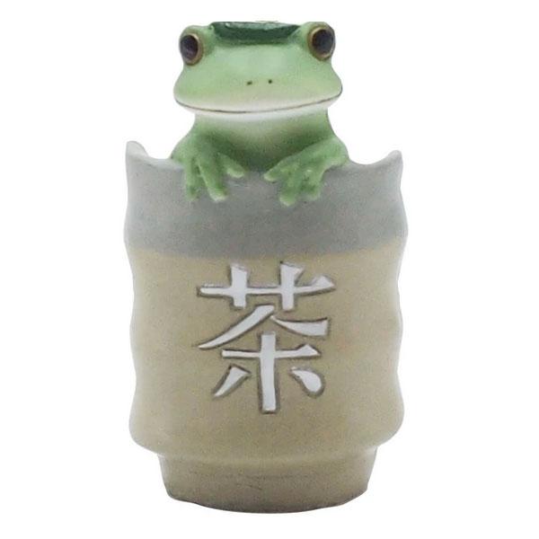 Copeau コポー マグネット 湯のみ 小物 オブジェ カエル 置き物 置物 蛙 フロッグ FROG ガーデン雑貨 インテリア雑貨 マスコット ミニチュア : まくらステーション イプノス ...