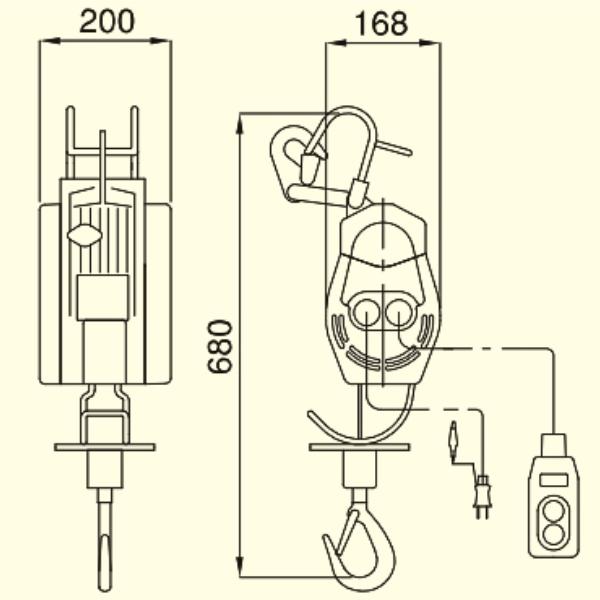 トーヨーコーケン ベビーウインチ TK-63 定格荷重60kg TKK : 現場にGO - 通販 - Yahoo!ショッピング