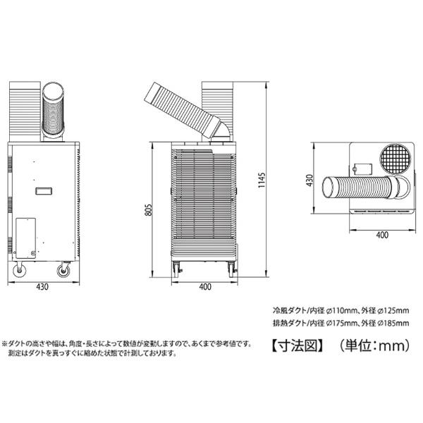 ナカトミ SAC-30WS スポットクーラー 自動首振り ワイドレンジタイプ 単相100V 50/60Hz 冷房機器 プレミアムシリーズ : 現場にGO - 通販 - Yahoo!ショッピング