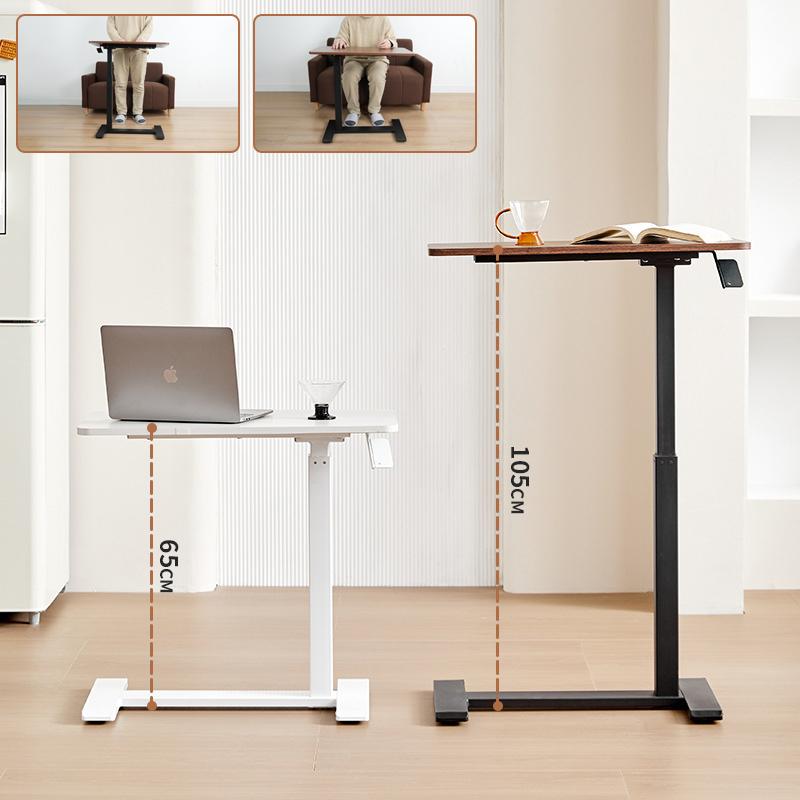 hzdmj サイドテーブル 介護テーブル キャスター付き おしゃれ 一人暮らし 無段階調節 ガス圧 昇降テーブル パソコンデスク 介護用 テーブル 2年保証 送料無料 : HZDMJ - 通販 ...