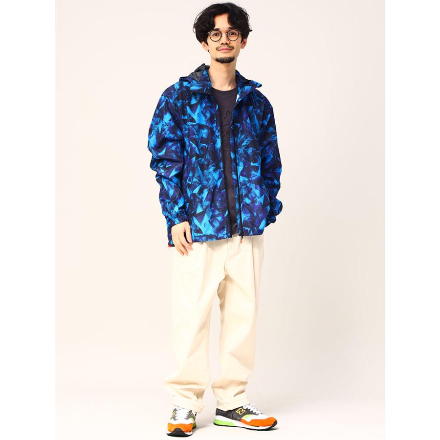 FIRST DOWN ファーストダウンベーシック ジャケット BASIC ナイロンジャケット ウィンドブレーカー 撥水 ポケッタブル 総柄プリント フルジップ 4451033 : 原宿ゼン ...