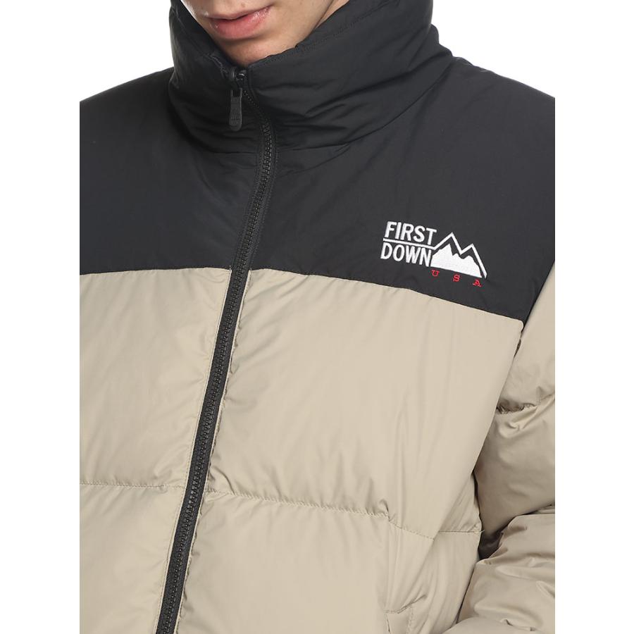 FIRST DOWN（ファーストダウン） ダウンブルゾン ジャケット バブルダウンジャケット メンズ ユニセックス アウター 秋服 冬服 アウトドア F542001 : 原宿ゼンモール ...