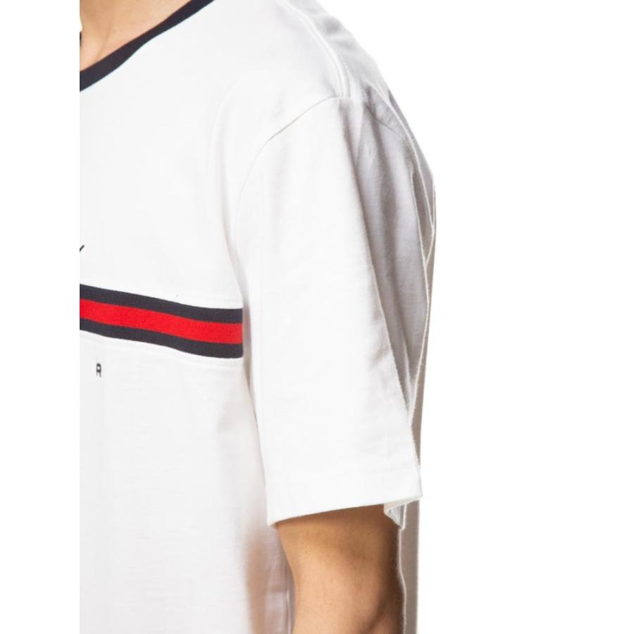 TOMMY HILFIGER トミーヒルフィガー Tシャツ ロゴ刺繍 ライン クルーネック 半袖 春 夏 7849807 : 原宿ゼンモール ...