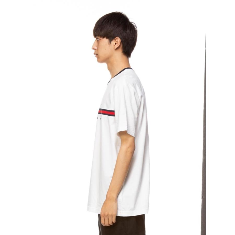 TOMMY HILFIGER トミーヒルフィガー Tシャツ ロゴ刺繍 ライン クルーネック 半袖 春 夏 7849807 : 原宿ゼンモール ...