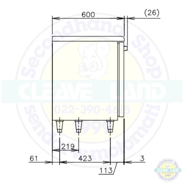 ホシザキ FT-90SNG-R (新型番：FT-90SNG-1-R) テーブル形冷凍庫 内装ステンレス 右ユニット 別料金にて 設置 入替廃棄 クリーブランド : 業務用厨房機器販売 ...