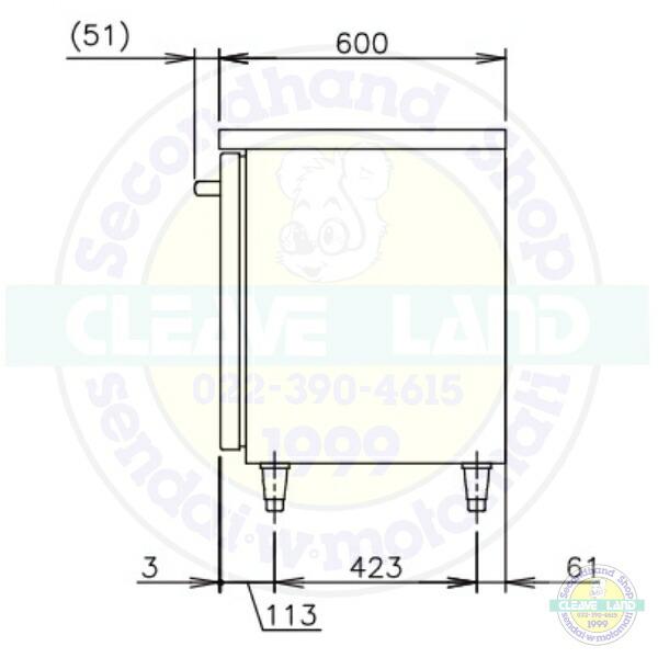 RT-120SNG-1-VB ホシザキ テーブル形冷蔵庫 バイブレーション加工 コールドテーブル デザイン冷蔵庫 :RT-120SNG-1-VB:業務用厨房機器販売cleaveland ...