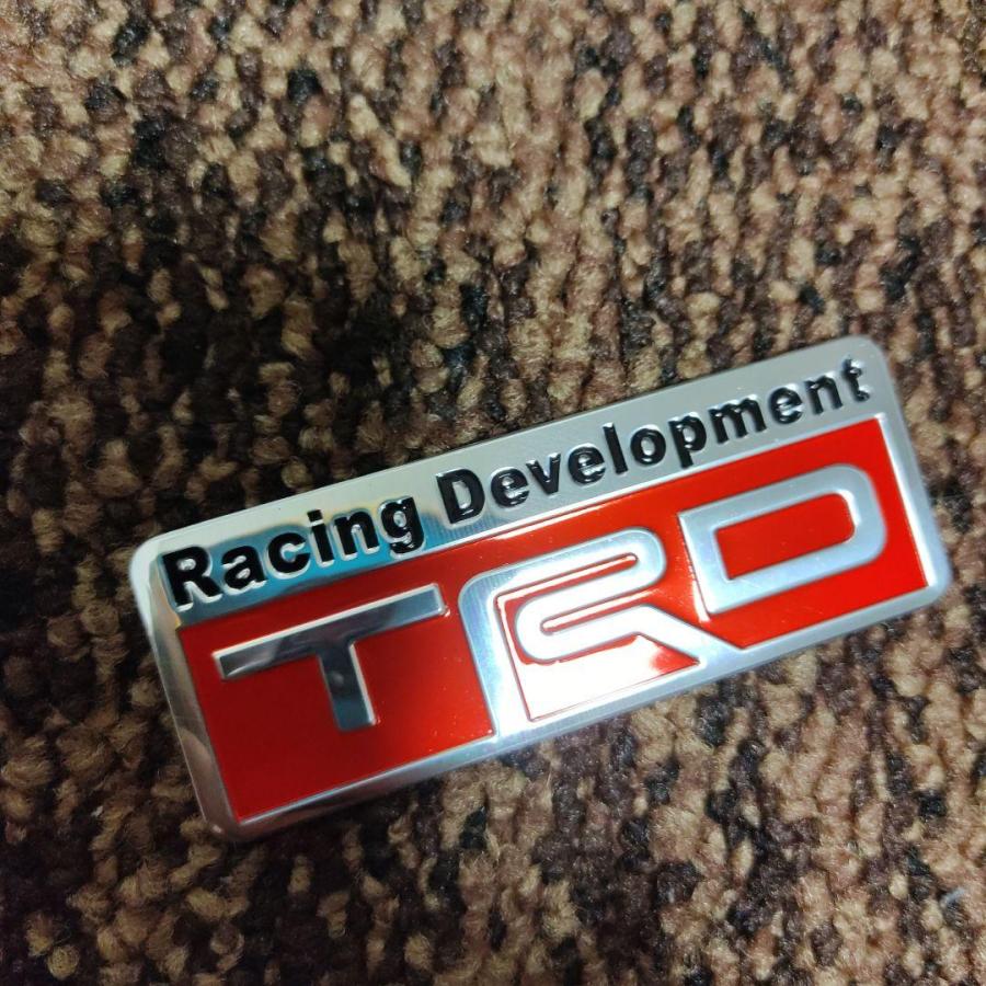 TRD SPORTS アルミ エンブレム ステッカー B :trd-b:インテリア・雑貨 SHOP越後屋 - 通販 - Yahoo!ショッピング