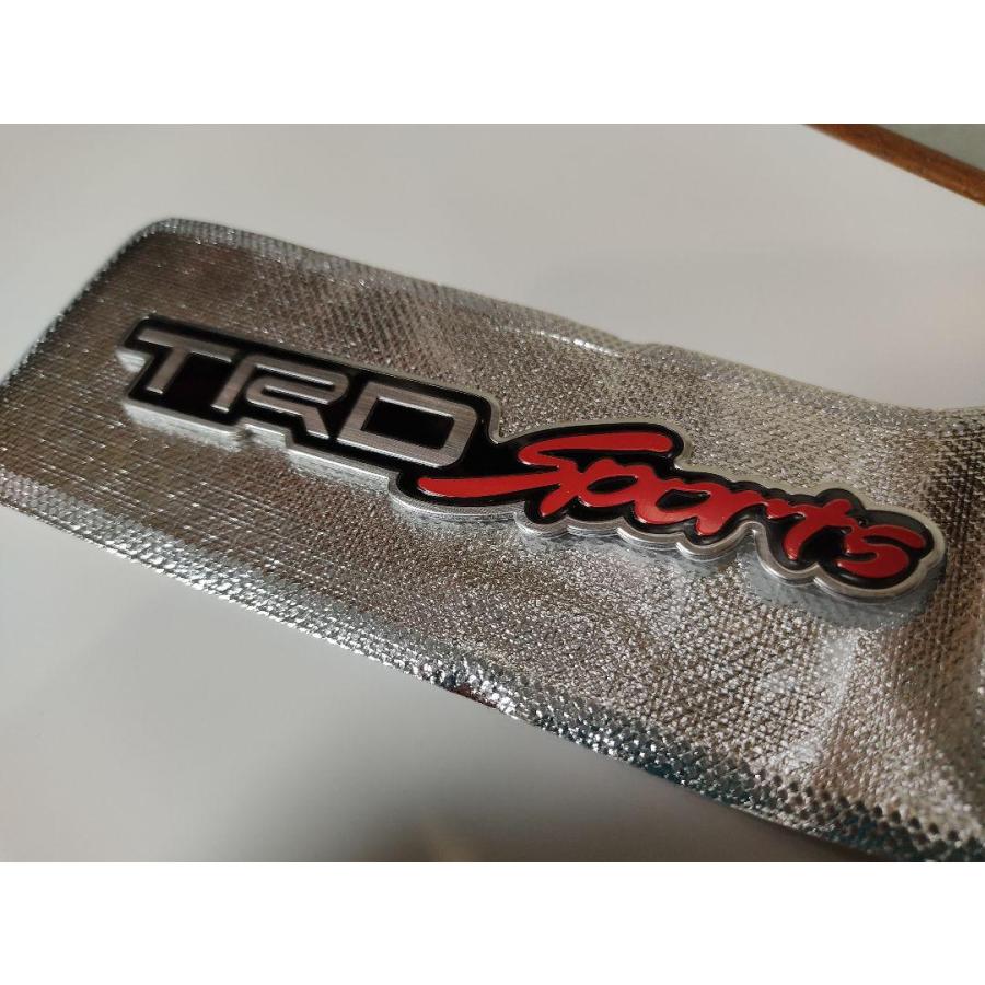 TRD SPORTS アルミ エンブレム ステッカー B :trd-b:インテリア・雑貨 SHOP越後屋 - 通販 - Yahoo!ショッピング