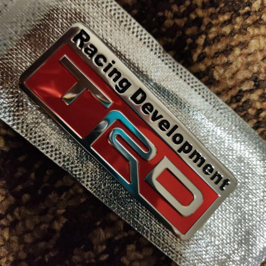 TRD SPORTS アルミ エンブレム ステッカー B :trd-b:インテリア・雑貨 SHOP越後屋 - 通販 - Yahoo!ショッピング