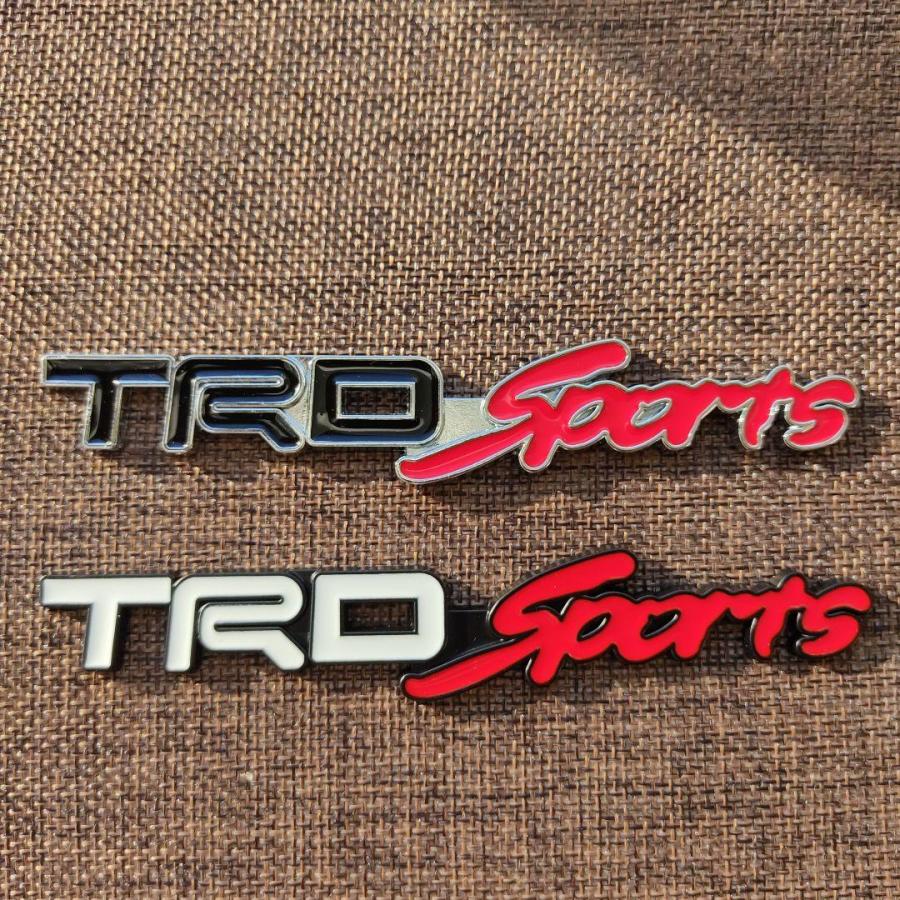 高品質【135mm】トヨタ TRD SPORTS エンブレム（大）K【白＆黒】 :trd-k:インテリア・雑貨 SHOP越後屋 - 通販 - Yahoo!ショッピング