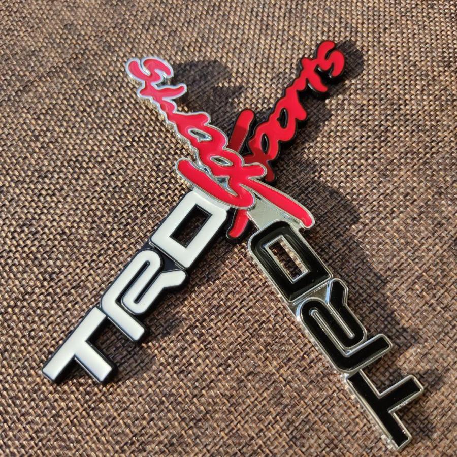 高品質【135mm】トヨタ TRD SPORTS エンブレム（大）K【白＆黒】 :trd-k:インテリア・雑貨 SHOP越後屋 - 通販 - Yahoo!ショッピング