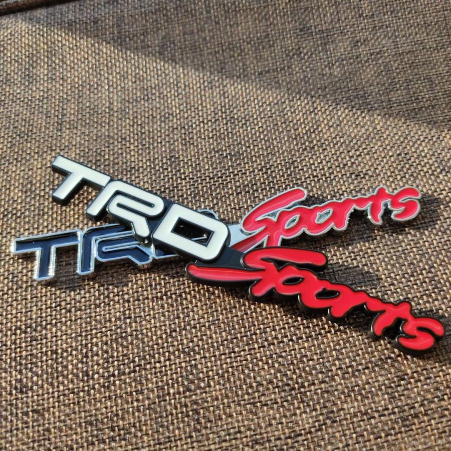 高品質【135mm】トヨタ TRD SPORTS エンブレム（大）K【白＆黒】 :trd-k:インテリア・雑貨 SHOP越後屋 - 通販 - Yahoo!ショッピング