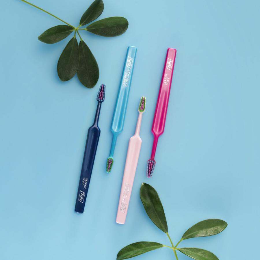 歯ブラシ TePe テペ セレクト カラー ピンクハンドル ブリスターパック 10本 送料無料 : 20001367 : アットイーハ ...