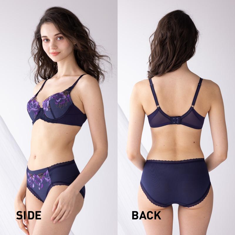 ルシアン LECIEN lecien ワイヤーブラ 脇やせメイク 脇肉スッキリ キレイ魅せ レディース 4/5カップブラジャー（Eカップ）16555 za-ik wt :16555-e ...