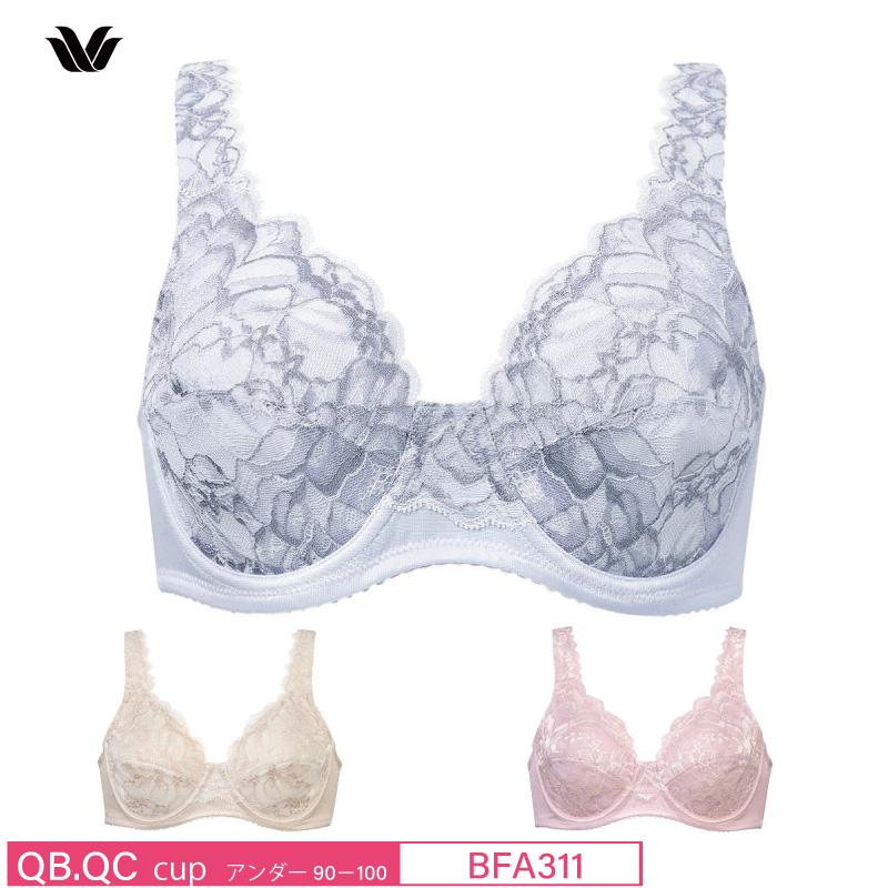 ワコール ラゼ ブラジャー BFA311 11G フルカップブラ アンダー 90〜100サイズ Wacoal LASEE B・Cカップ 3Y : bfa311-qbc : インナーショップ ...