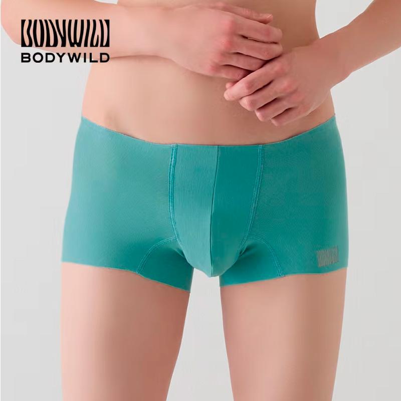 GUNZE グンゼ ボディワイルド ボクサーパンツ BWY902D BODY WILD AIRZ エアーズ ショートタイプ ウエストゴムがない 前とじ (S・M・L・LLサイズ） : インナー ...