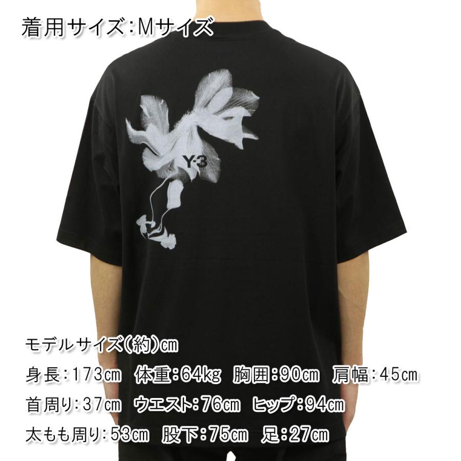 ワイスリー メンズ 半袖Tシャツ 正規品 Y-3 クルーネック コットン GXS SS TEE 2 IN4349 BLACK ...