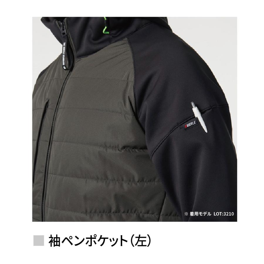 BURTLE 【数量限定モデル】バートル L3210 防風フーディー ジャケット 【 防寒着 防寒 撥水 防風 保温 透湿 秋冬 作業着 作業服 ユニセックス 】 : アイプラスストア ...