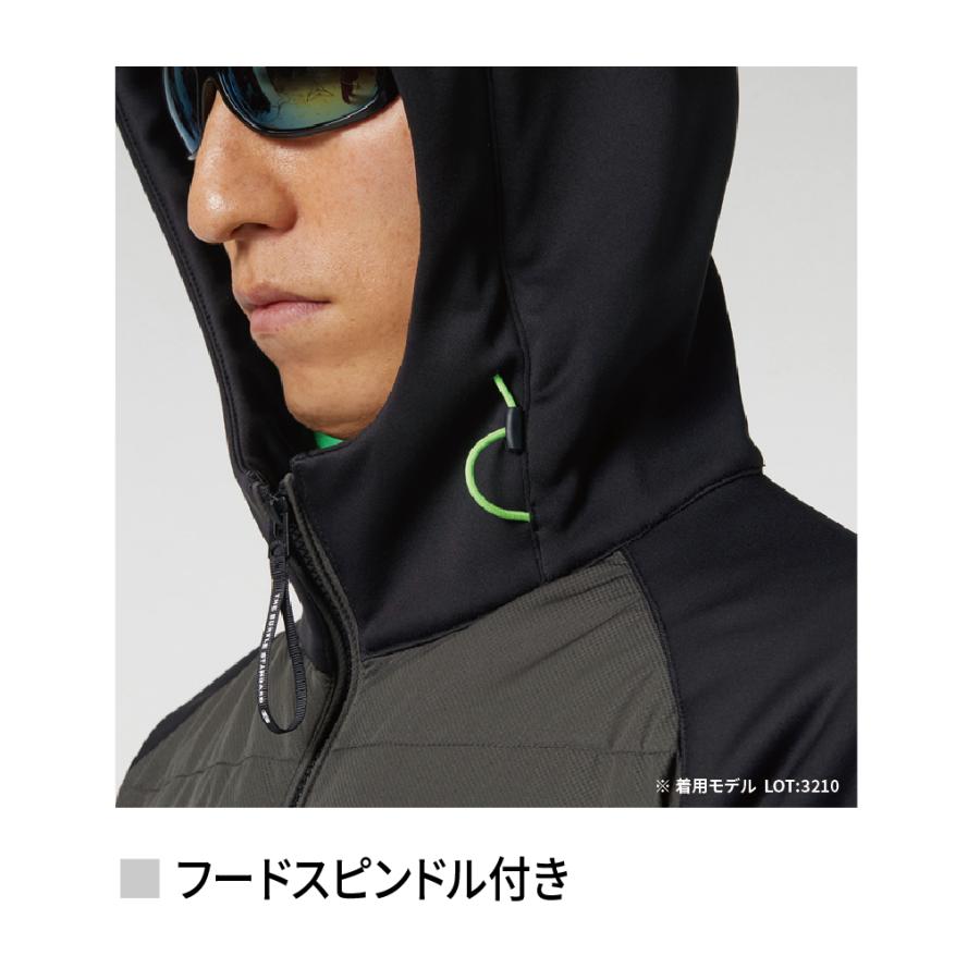 【数量限定モデル】バートル L3210 防風フーディー ジャケット 【 防寒着 防寒 撥水 防風 保温 透湿 秋冬 作業着 作業服 ユニセックス BURTLE 】 :L3210:アイプラス ...