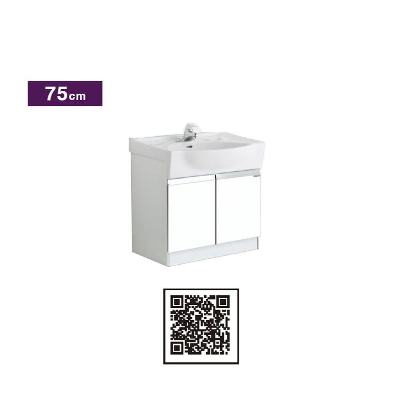 ワンド（マイセット）WSR-75AW 洗面化粧台本体 間口75cm ポリエステル樹脂タイプ 洗面化粧台 WSRシリーズ : i-port Yahoo!店 - 通販 - Yahoo!ショッピング