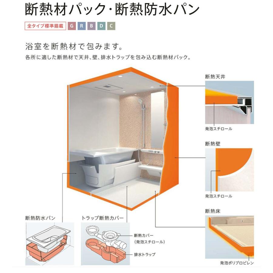 ユニットバス システムバス 1616 TOTO シンラ Rタイプ 1616サイズ 標準仕様 システムバスルーム 戸建用 : toto-sinra-r-1616 : i-port Yahoo!店 ...