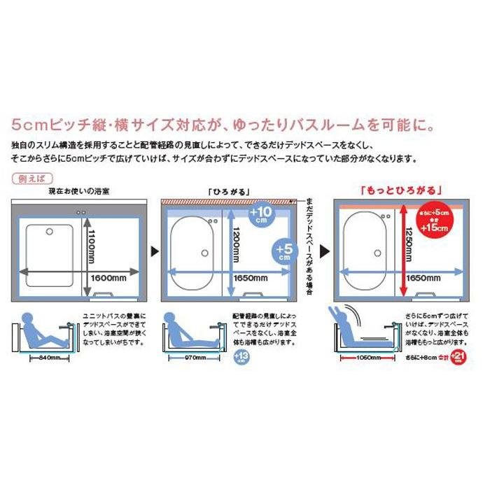 TOTO もっと ひろがるWBシリーズ 1216Jサイズ Dタイプ マンションリモデルバスルーム マンションリフォーム用 ユニットバス : i-port Yahoo!店 - 通販 ...