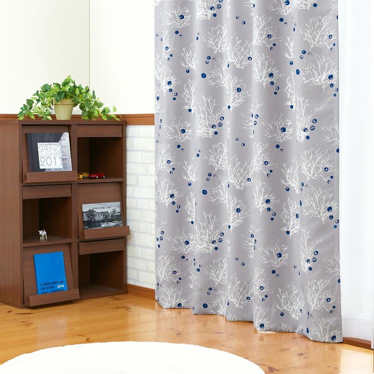 2級 遮光 カーテン Bサイズ 幅 50〜100cm × 丈141〜200cm (1枚) コーラル 日本製 オーダー プリーツ畳みでお届け 珊瑚 : インテリアショップ シード - 通販 ...